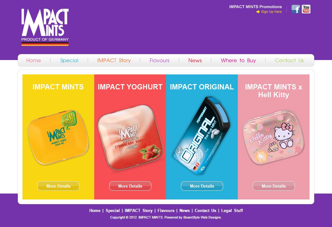 Impact Mints | BeamStyle Web Design Hong Kong (HK) - Customized Web ...